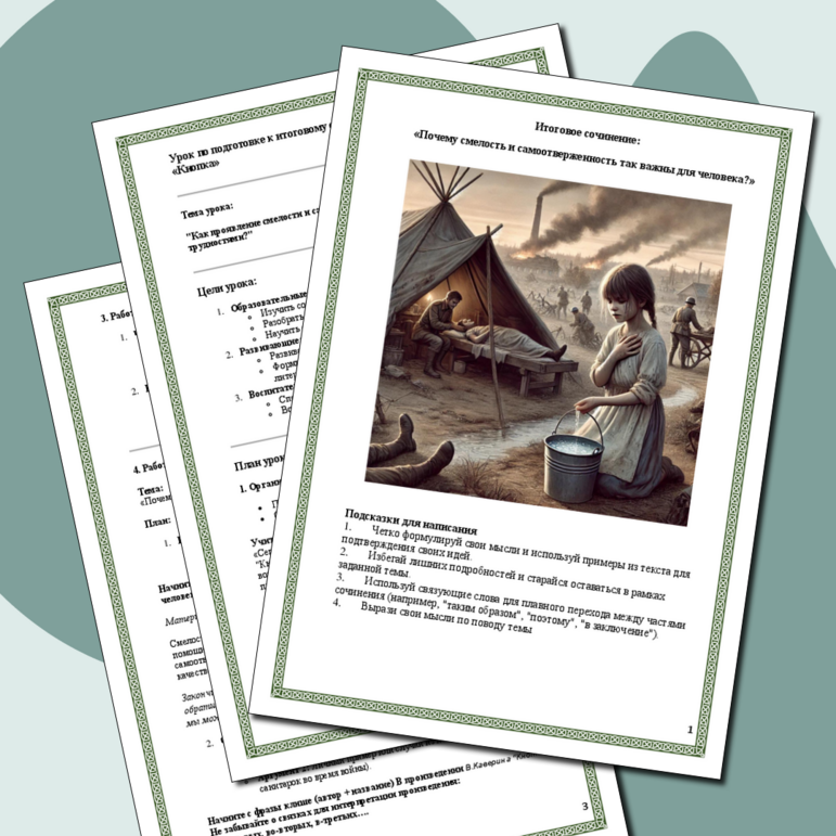 Итоговое сочинение: «Почему смелость и самоотверженность так важны для ...