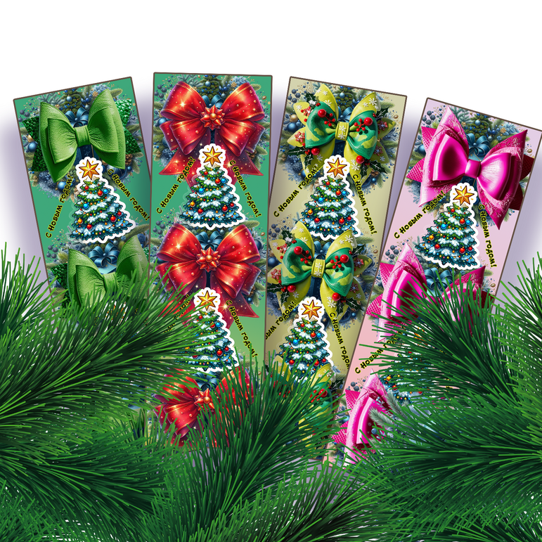 Набор закладок "Новый год"