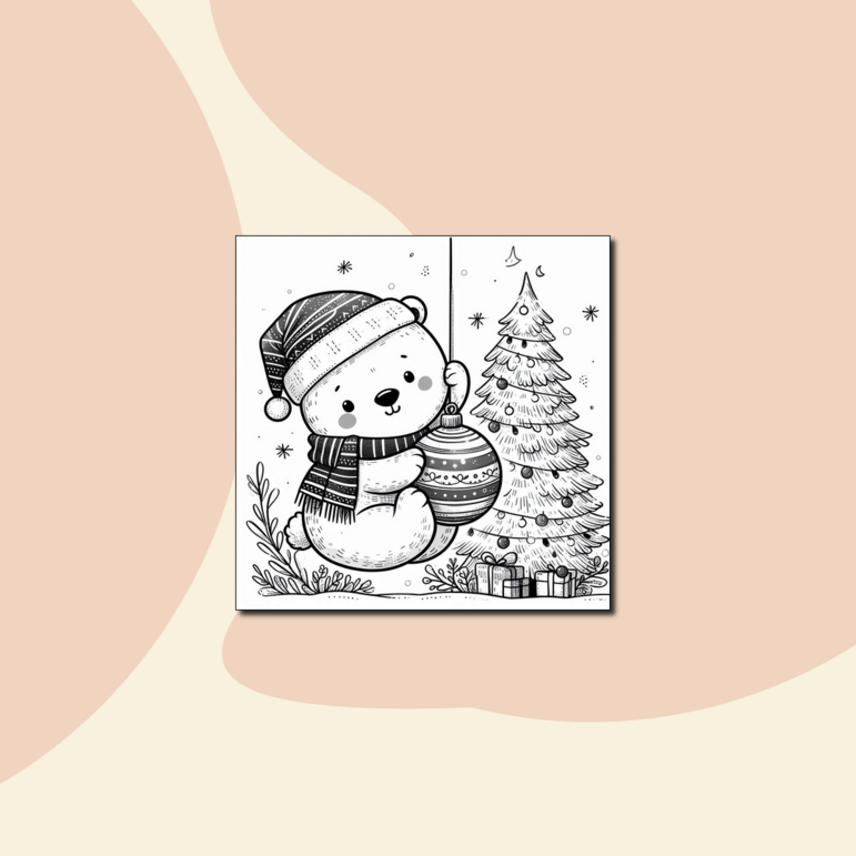 Раскраска «Новогодняя»