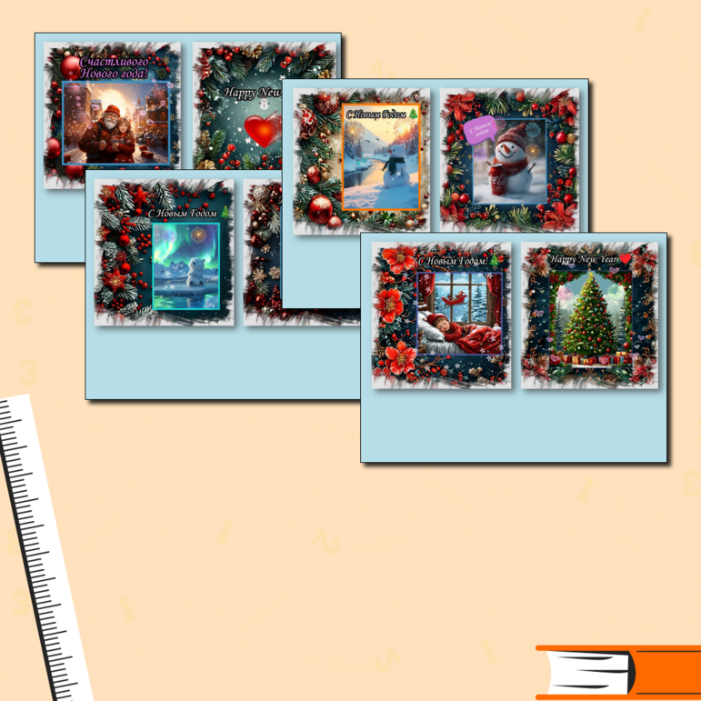 Открытки "С Новым годом" (новогодние открытки)