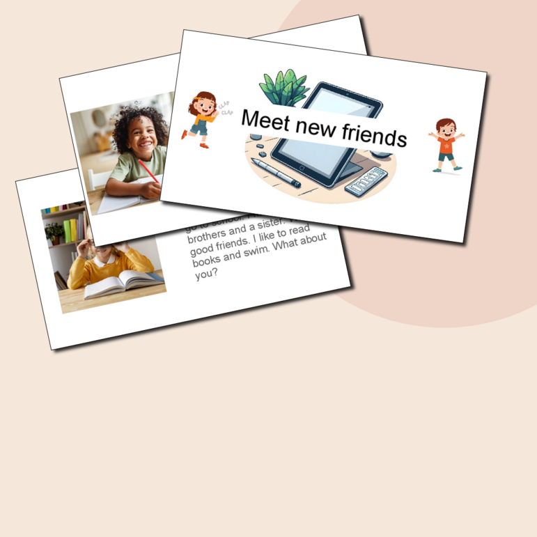 Презентация по теме «Знакомство с новыми друзьями (meet new friends)»