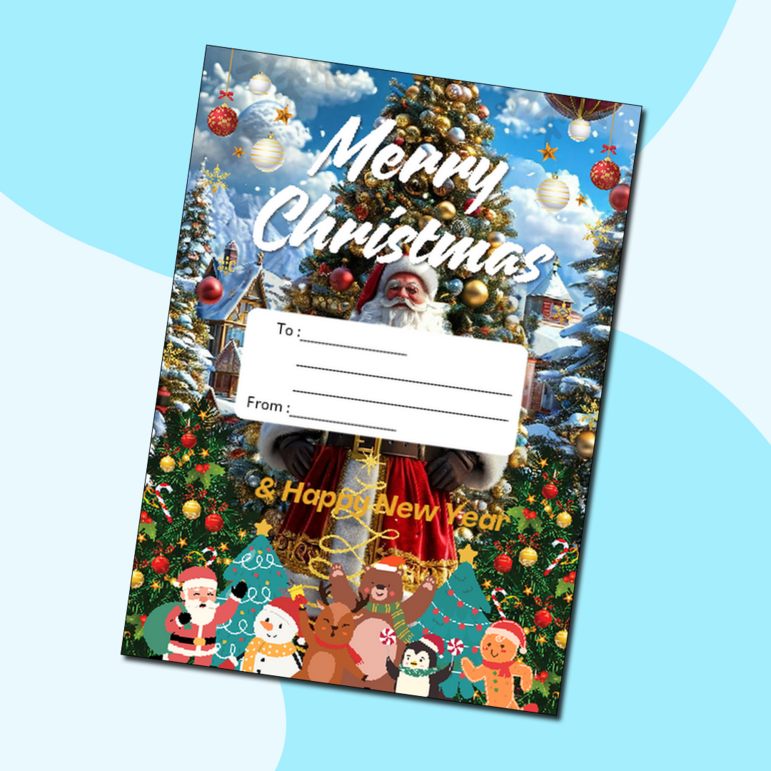 Открытка новогодняя