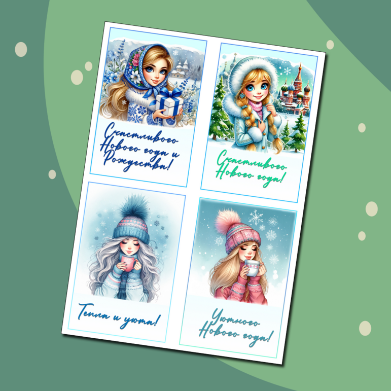 Открытки на Новый год и Рождество