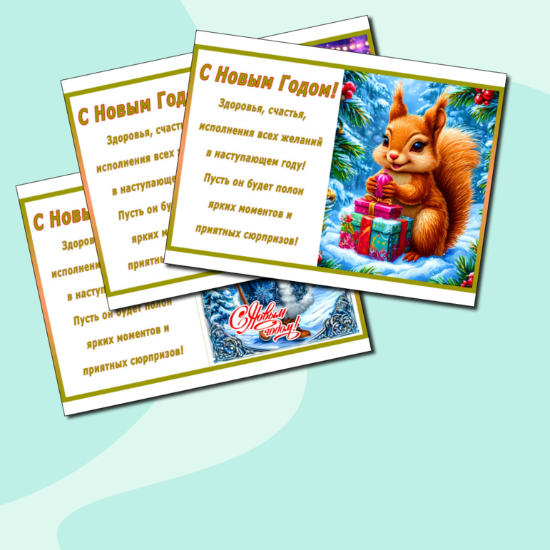 Новый Год Открытки Поздравления
