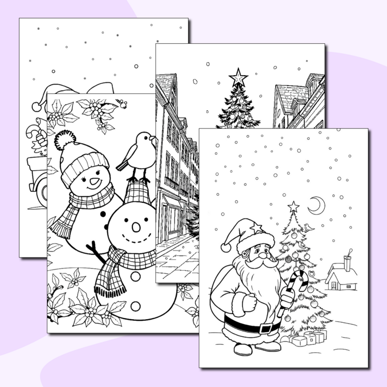 Новогодние раскраски для учащихся начальной школы и воспитанников ...