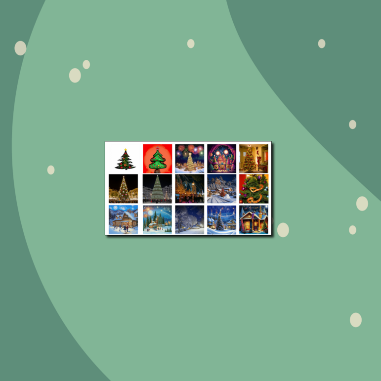 Новогодние наклейки