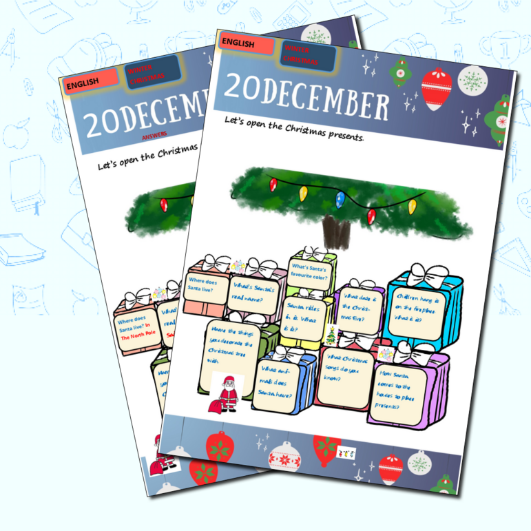 Advent Calendar Winter Christmas Activity _20th of December