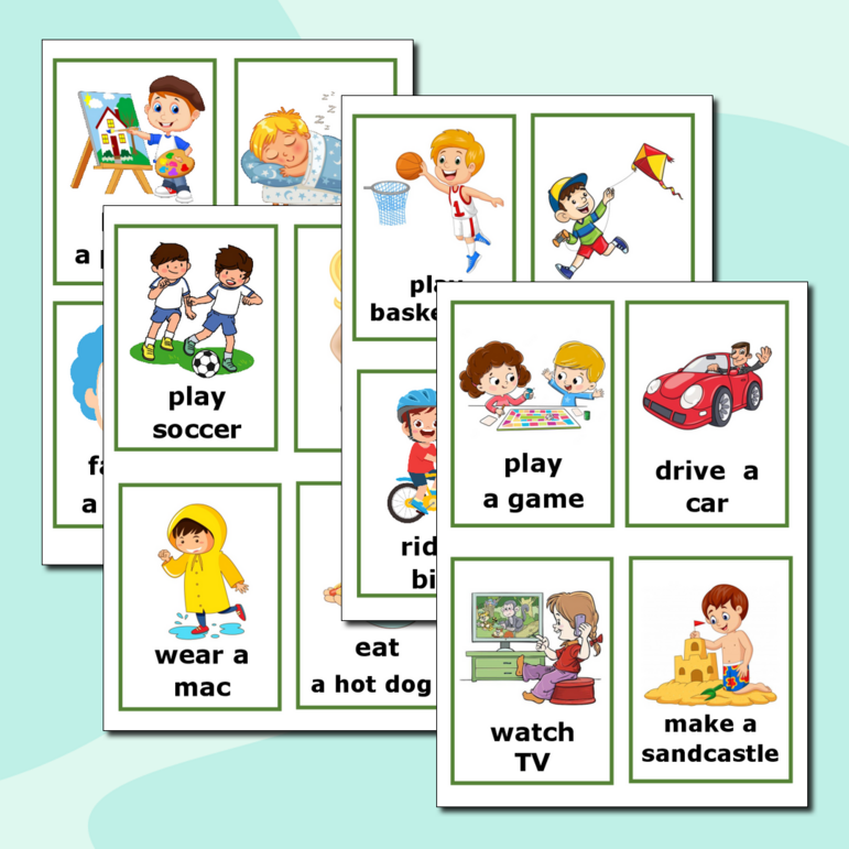 Карточки к "Spotlight 3 " , Module 7 - "A day off