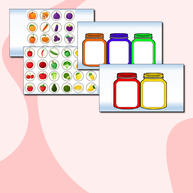 Дидактическая игра "Разложи по образцу"