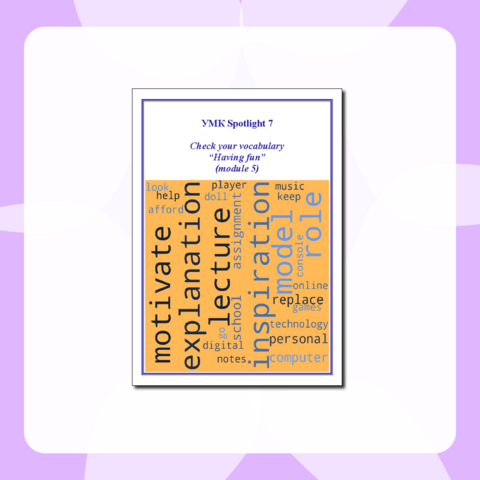 Essential Vocabulary - Spotlight 7. Module 9.