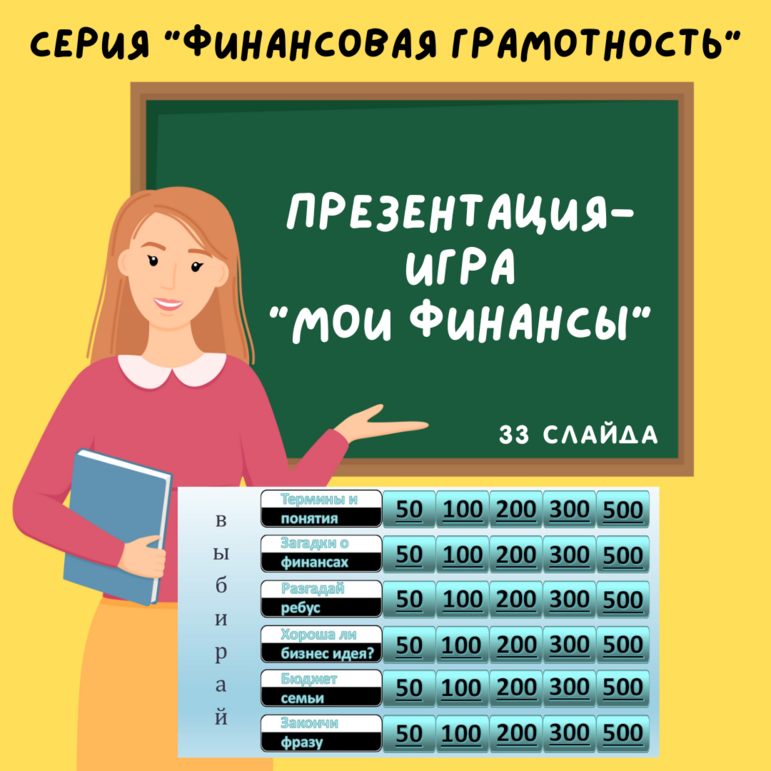 Интерактивная игра "Мои финансы" для учащихся 5-9 классов