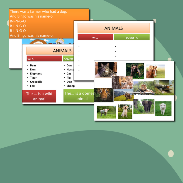 Презентация «Domestic and Wild Animals»