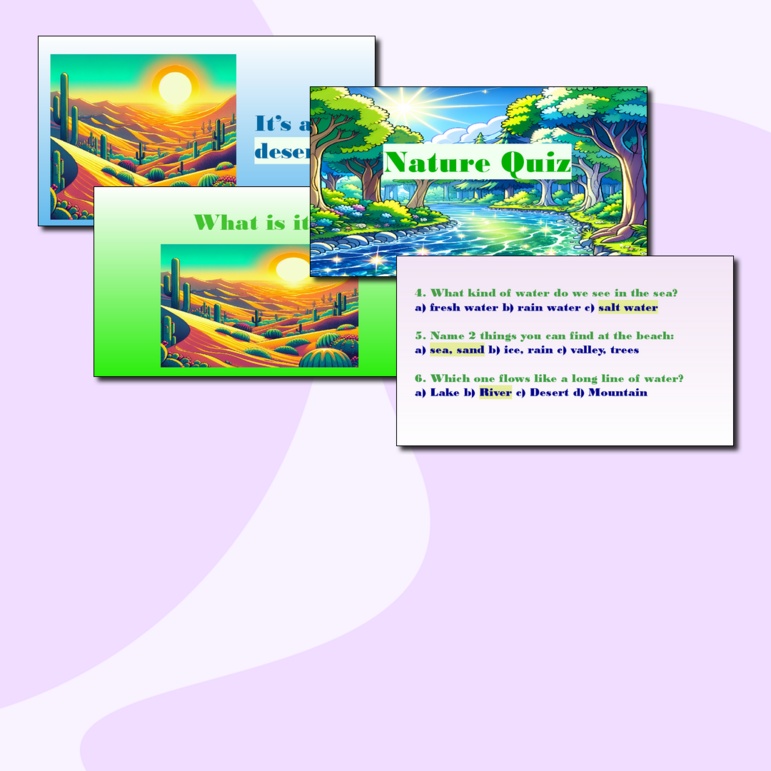 Презентация «Nature Quiz»