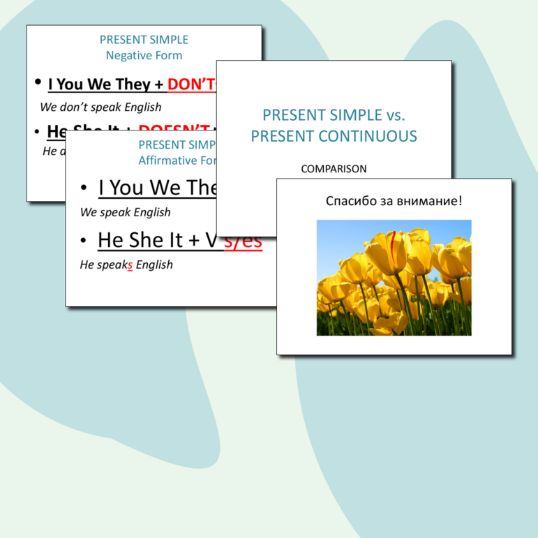 Present Simple ,Present Continuous