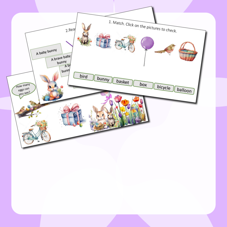 Презентация «Easter. Vocabulary and prepositions of place»