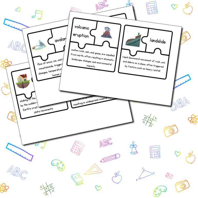 Natural Disasters Puzzles