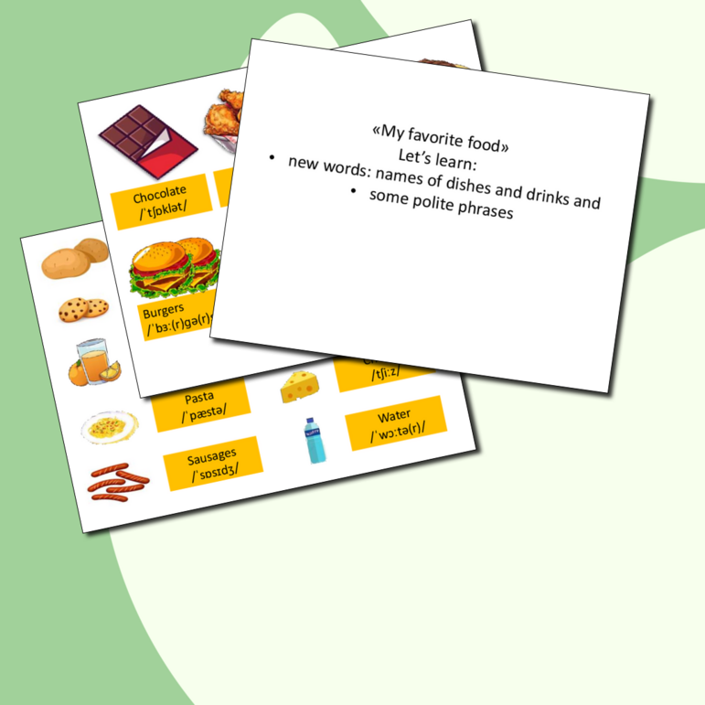 Презентация «Food. Menu. Polite phrases in a restaurant or cafe»