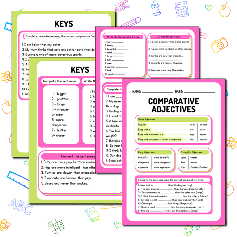 Comparative adjectives