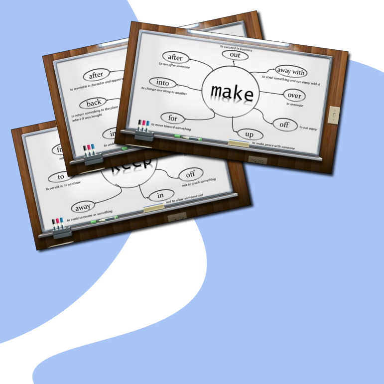 Презентация. Phrasal verbs (make, take, carry, keep, bring)