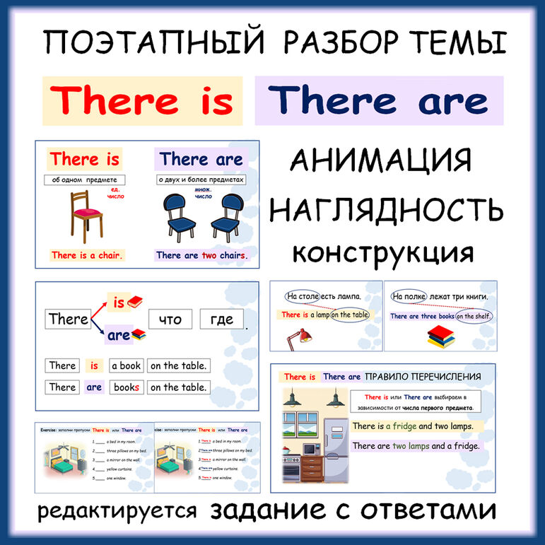 Презентация "Конструкция There is/ There are"
