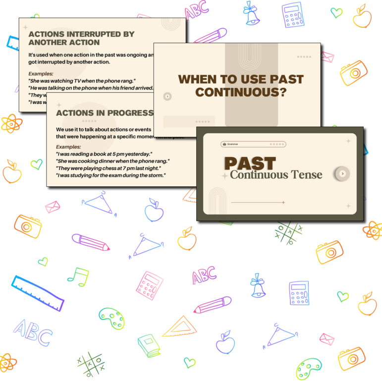 Практикум по теме «Past Continuous Tense»