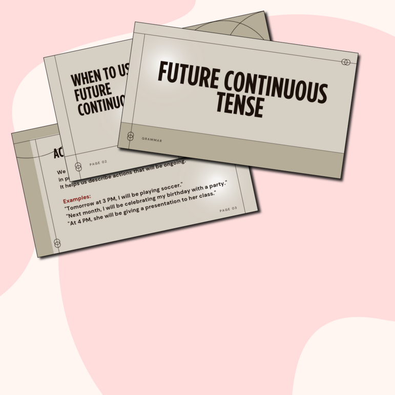 Future Continuous Tense