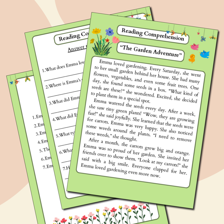 Reading Comprehension "The Magic Forest". Чтение истории "Волшебный лес ...