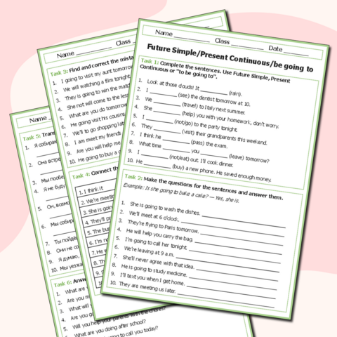 Самостоятельная работа по английскому языку на тему "Future forms: Future Simple,Present ...