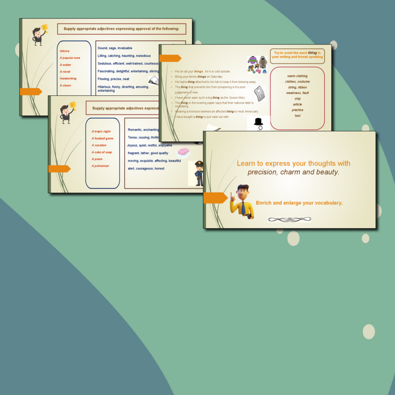 Презентация Learn to Express Your Thoughts для английского языка