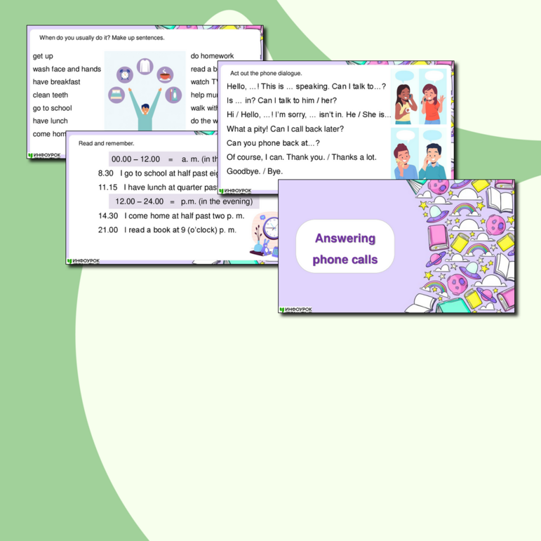 Презентация Enjoy English 4 Lesson 39 «Answering phone calls ...