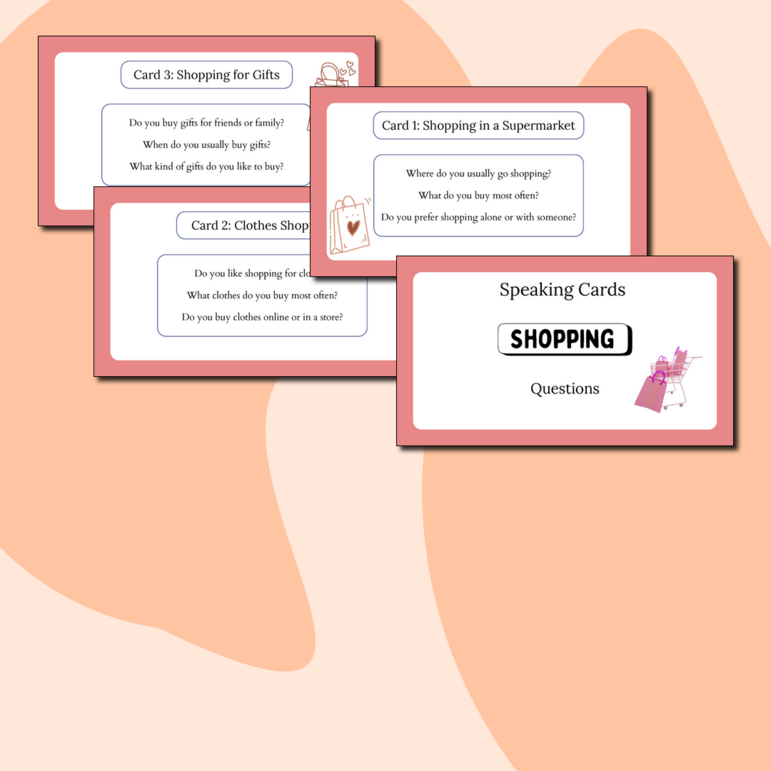 Speaking cards «Summer Holidays». Разговорные карточки с вопросами и ...