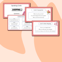 Speaking cards «Summer Holidays». Разговорные карточки с вопросами и ...