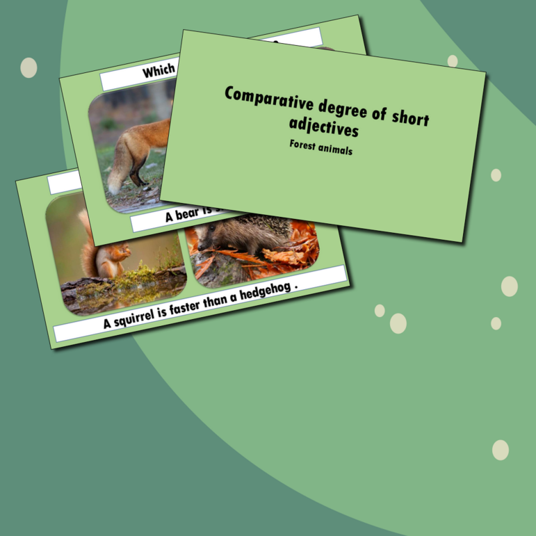 Контрольная работа «Amazing Animals. Comparative Degree of Adjectives»