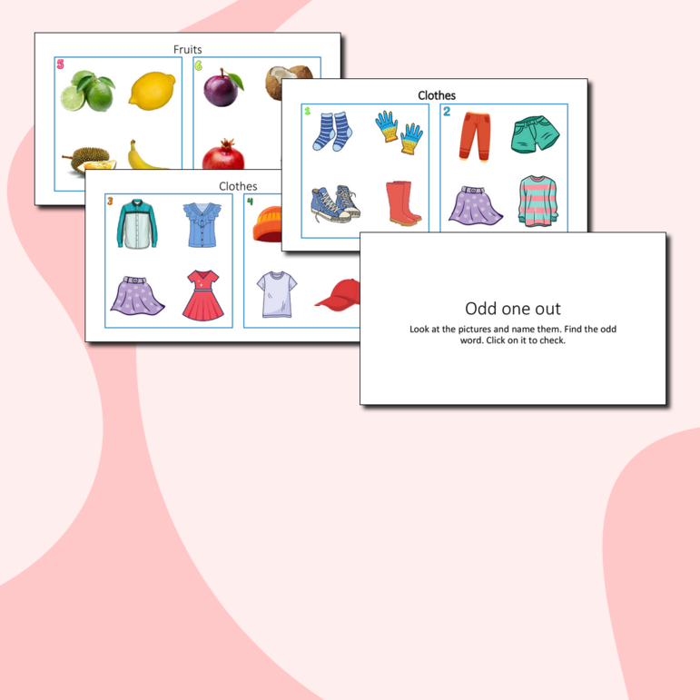 Презентация «Odd one out»