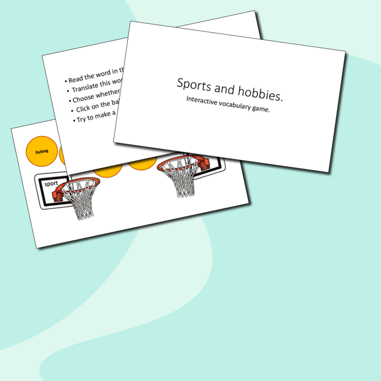 Презентация по английскому «Sports and hobbies»