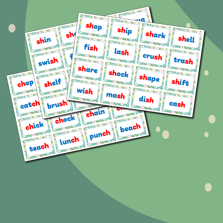 Дидактическая игра "Consonant Digraphs" Game