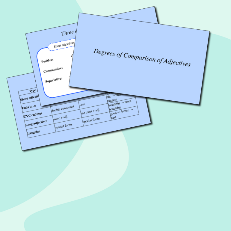 Презентация по английскому языку по теме «Degrees of comparison of ...