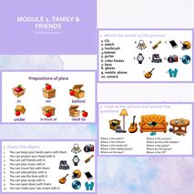 Рабочий лист английский язык Spotlight 4 Module 1 One big happy family ...