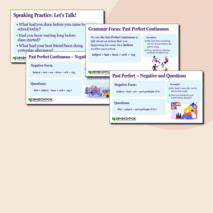 Презентация «Past Perfect and Past Perfect Continuous»