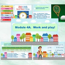 Презентация Spotlight 4 Module 4A Work and play!