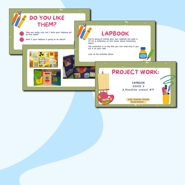Презентация "Project work: Lapbook": презентации для подготовки на Инфоурок