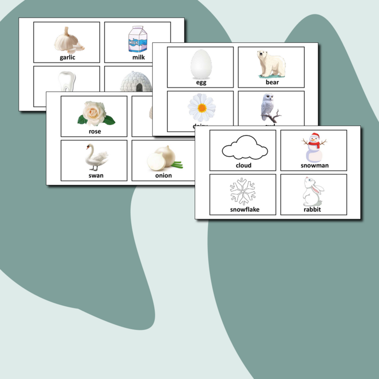 Флеш-карточки «White words»