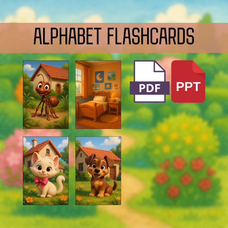 Карточки по английскому алфавиту «Alphabet Flashcards» с картинками и ...