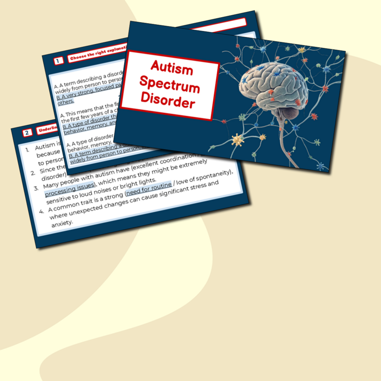 Презентация по теме «Autism Spectrum Disorder» («Расстройство ...