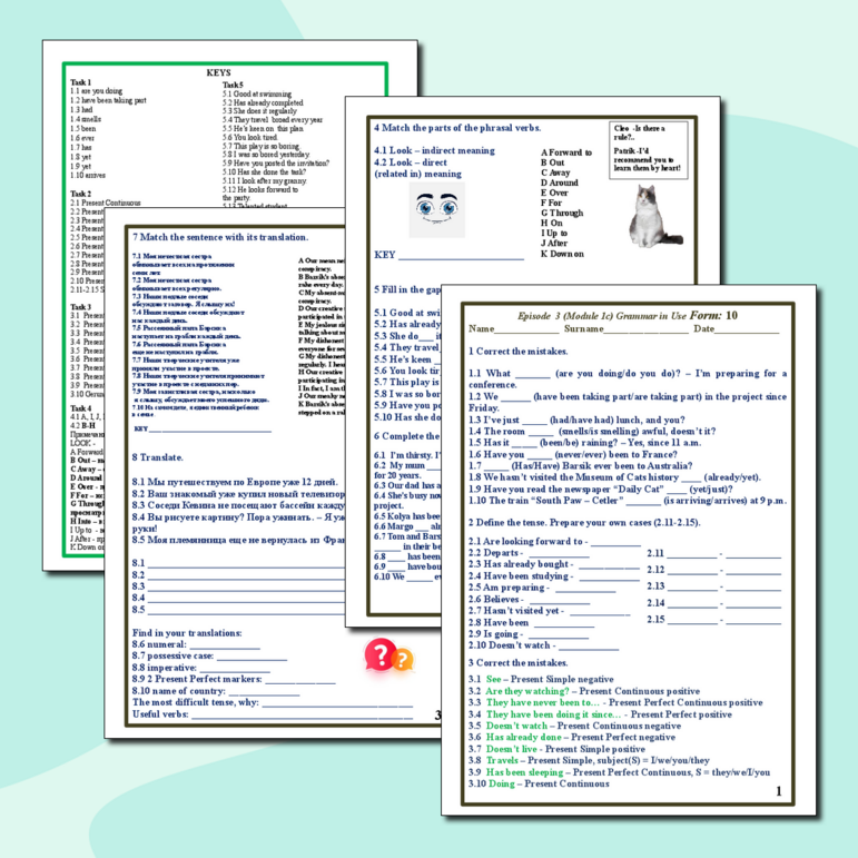 Рабочий лист по английскому языку (УМК Spotlight) - Module 1с - 10 ...