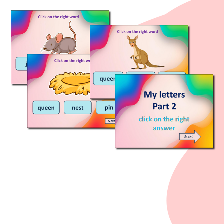 Интерактивная игра по английскому языку по теме "My letters! Part 2 ...