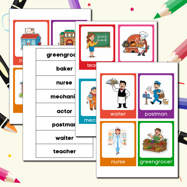 Рабочий лист Spotlight 4. Module 2- 3a, 3b. Отработка лексики "Jobs and ...