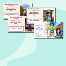 Презентация по английскому языку «A Working Day. Jobs & Daily Life in English» к учебнику ...