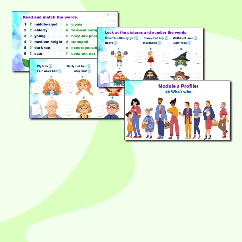 Презентация для УМК Spotlight для 7 класса «Module 3 Profiles. Unit 3b ...