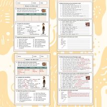 Рабочий лист к Spotlight 4. Module 2 - 4a, 4b